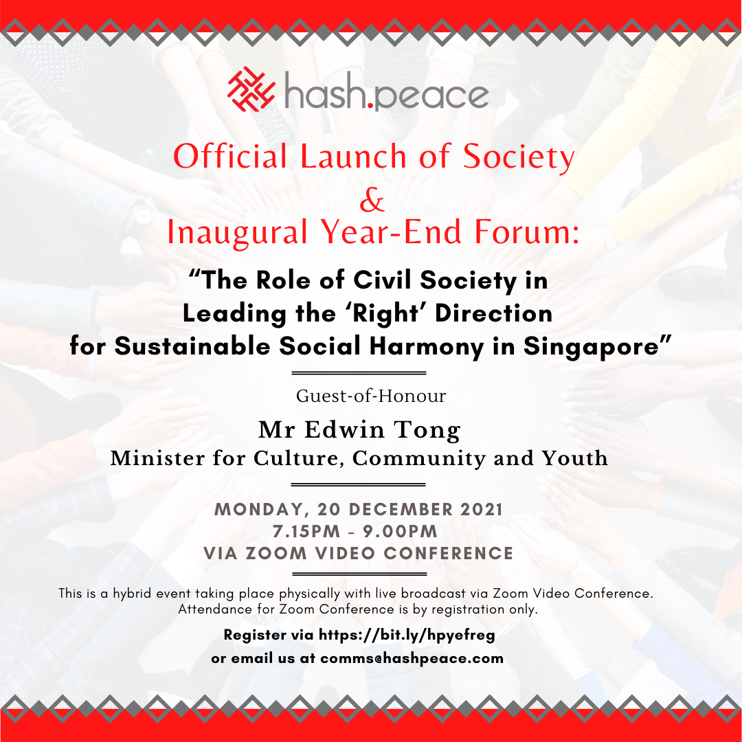 HumanistSG celebrates the official launch of hash.peace Humanist ...