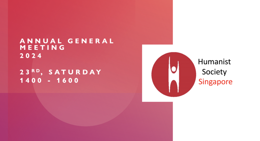 2024 Annual General Meeting Humanist Society Singapore