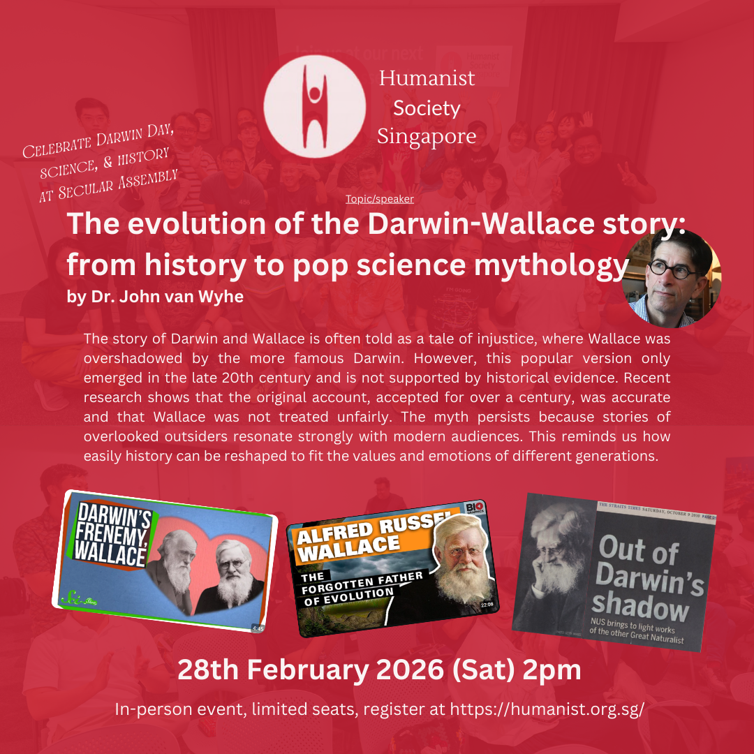 Secular Assembly – The evolution of the Darwin-Wallace story: from ...